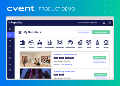 Interactive Demo Library | Cvent